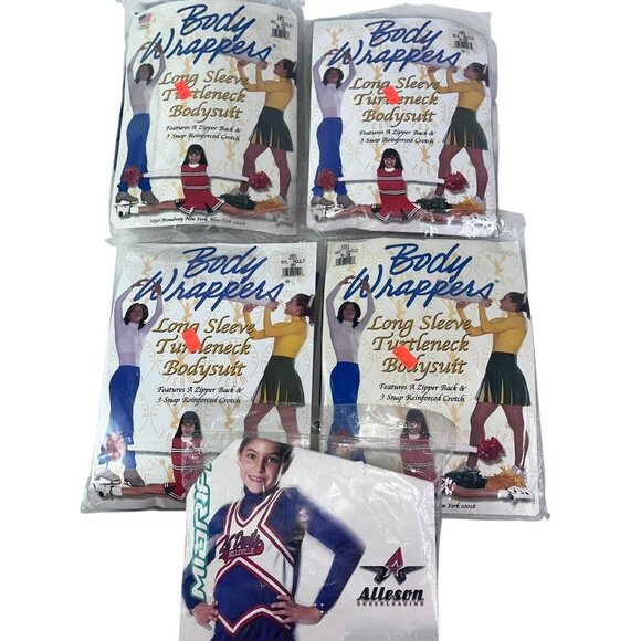 Body Wrappers | Other | Lot 5 Long Sleeve Turtleneck Bodysuit Dance ...